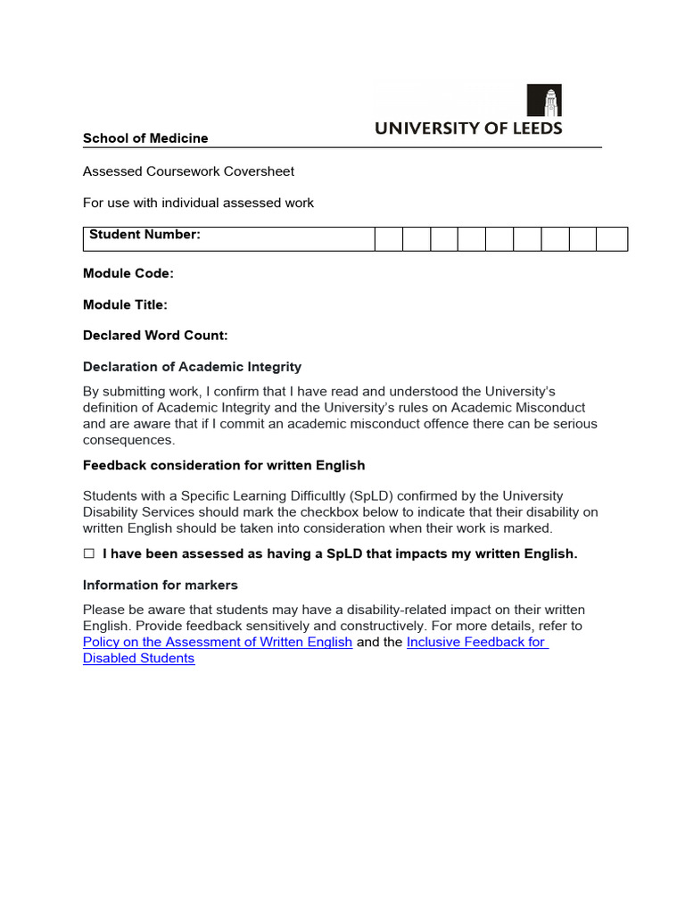 SoM Cover Sheet Template 202425 - Tagged | PDF