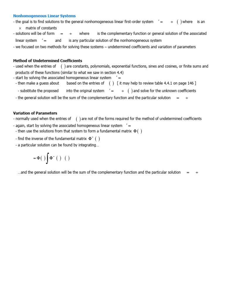 X AXF: Method of Undetermined Coefficients | PDF