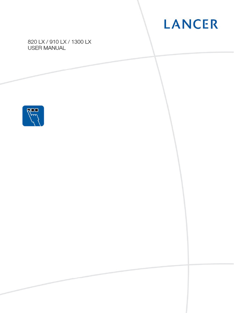 Lancer 820LX | PDF | Washing Machine