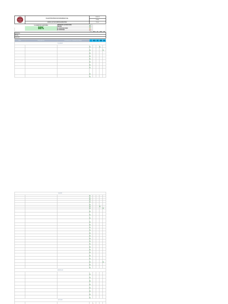 Otro Check List de Verificación Pesv | PDF