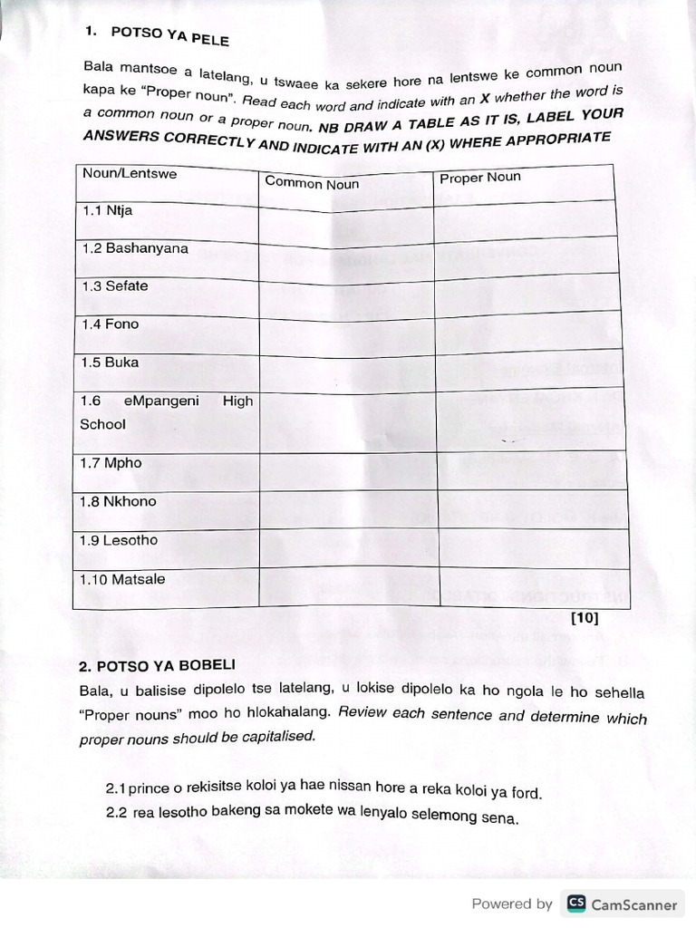 Se Sotho | PDF