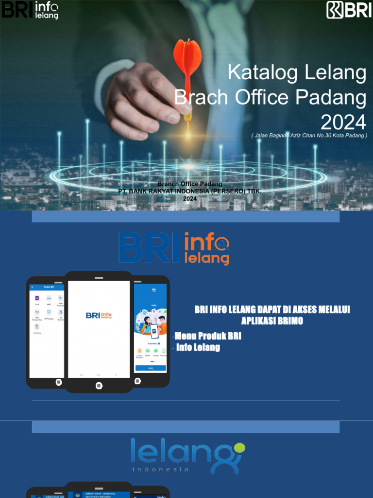 Katalog Lelang Properti BRI Padang 2024 | PDF