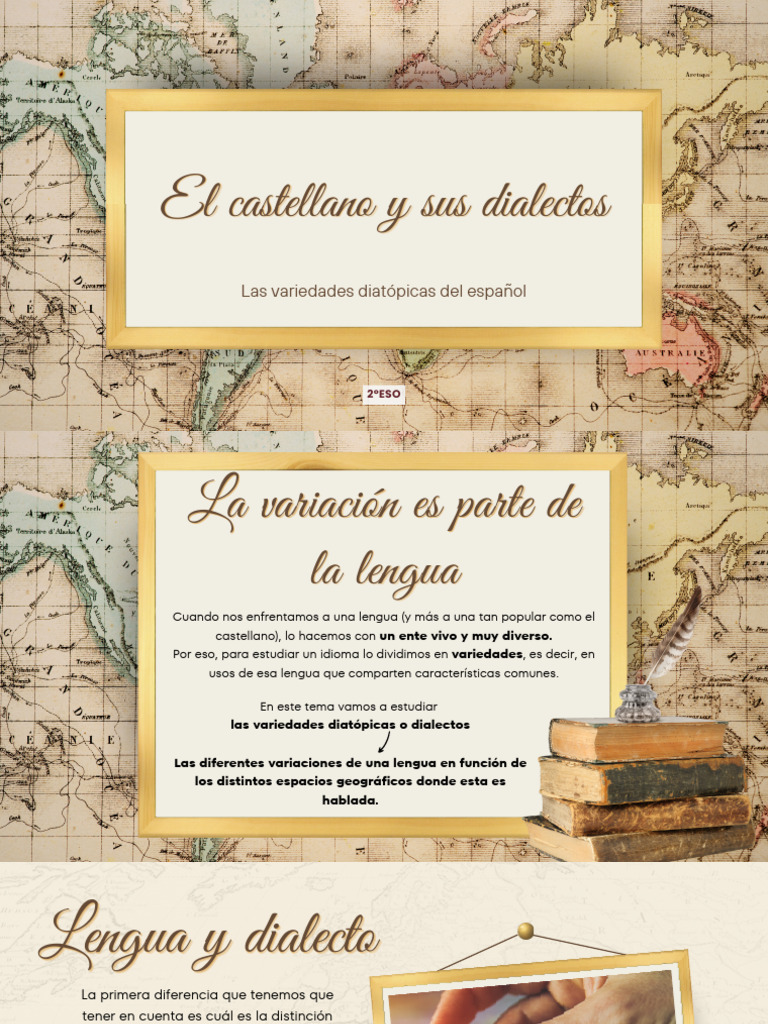 El Castellano y Sus Dialectos | PDF | Lengua española | Dialecto