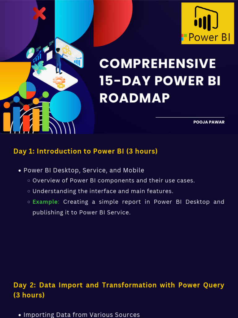 15 Days Power BI Roadmap | PDF | Software Engineering | Information Science
