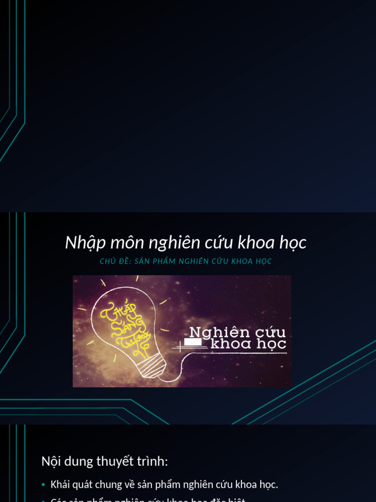 thuyết trình NCKH | PDF