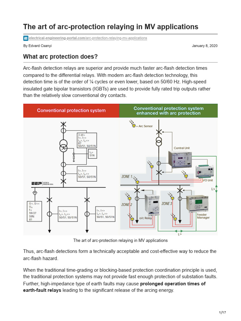 Arc Flash Detection in MV Applications | PDF | Optical Fiber | Relay