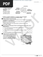 Kartkówka Geografia KL 7 Dział 1 | PDF