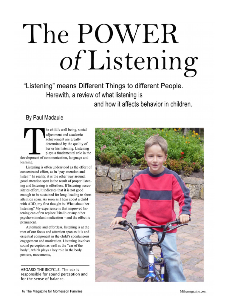 The Power of Listening | PDF