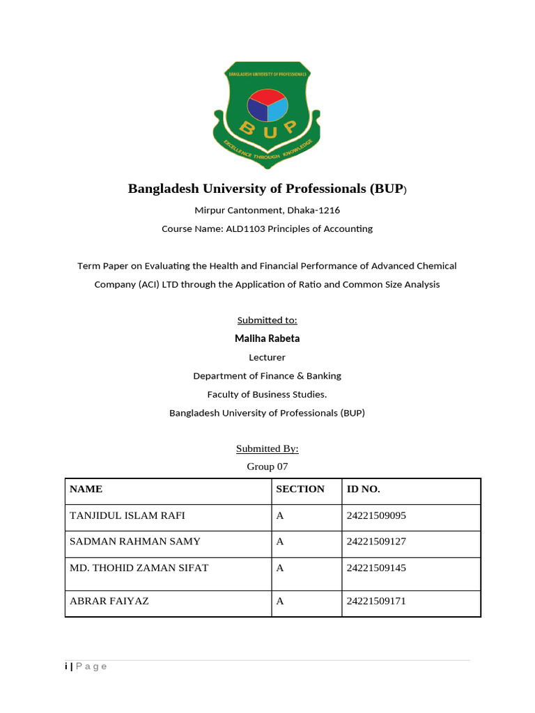 Accounting Term Paper, Section A, Group 7 | PDF | Dividend | Equity ...