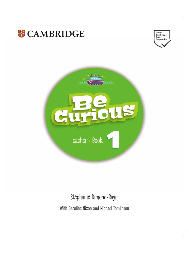 Be Curious 1 - Teachers Book | PDF