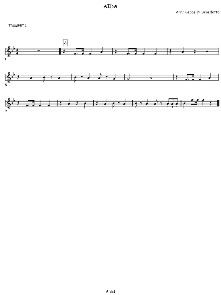 Aida - Parts | PDF