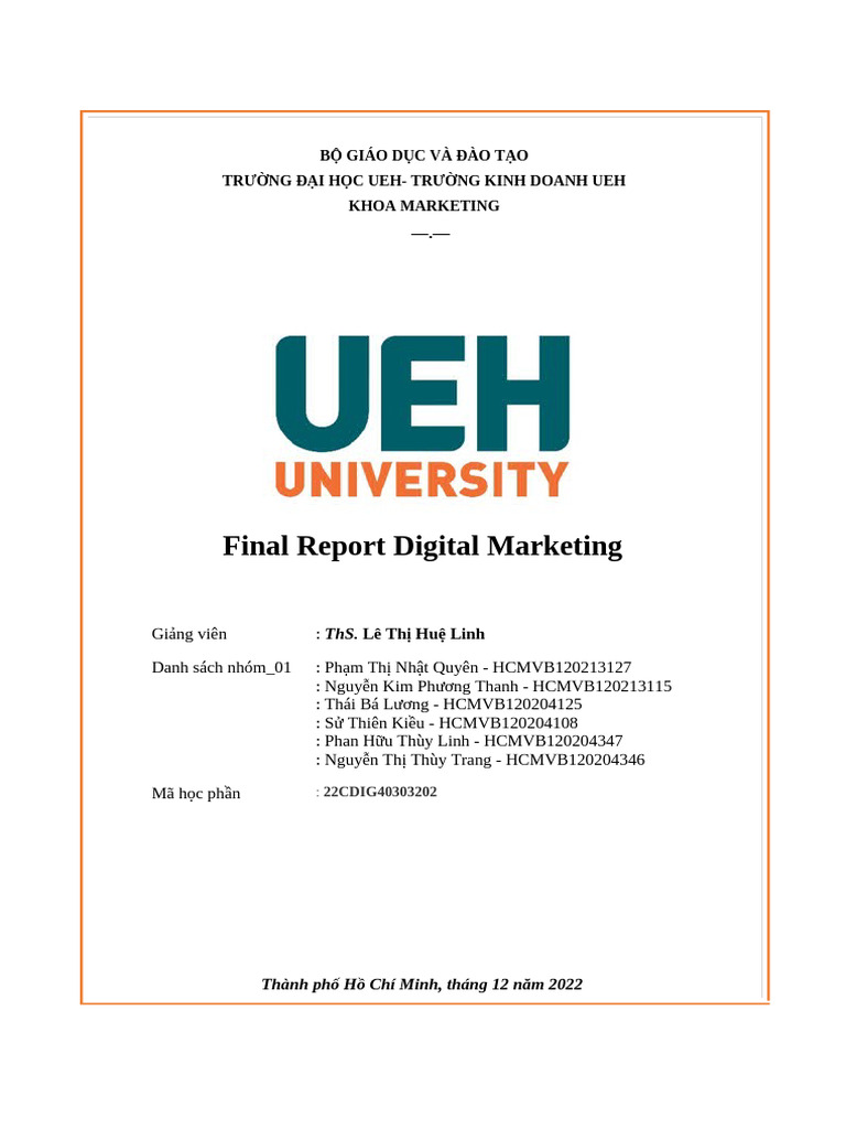 Digimar - TP4MA1 VLVHK2020 - FinalReport - 01 | PDF
