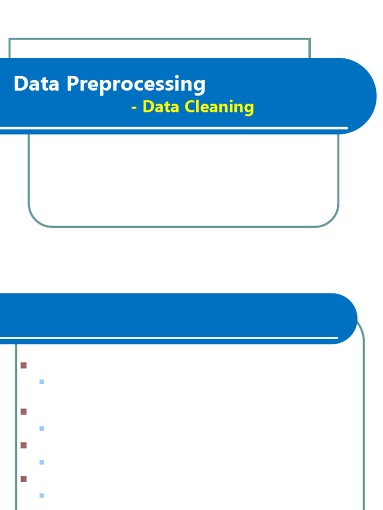 Lecture 7 - Data Cleaning | PDF | Outlier | Sampling (Signal Processing)
