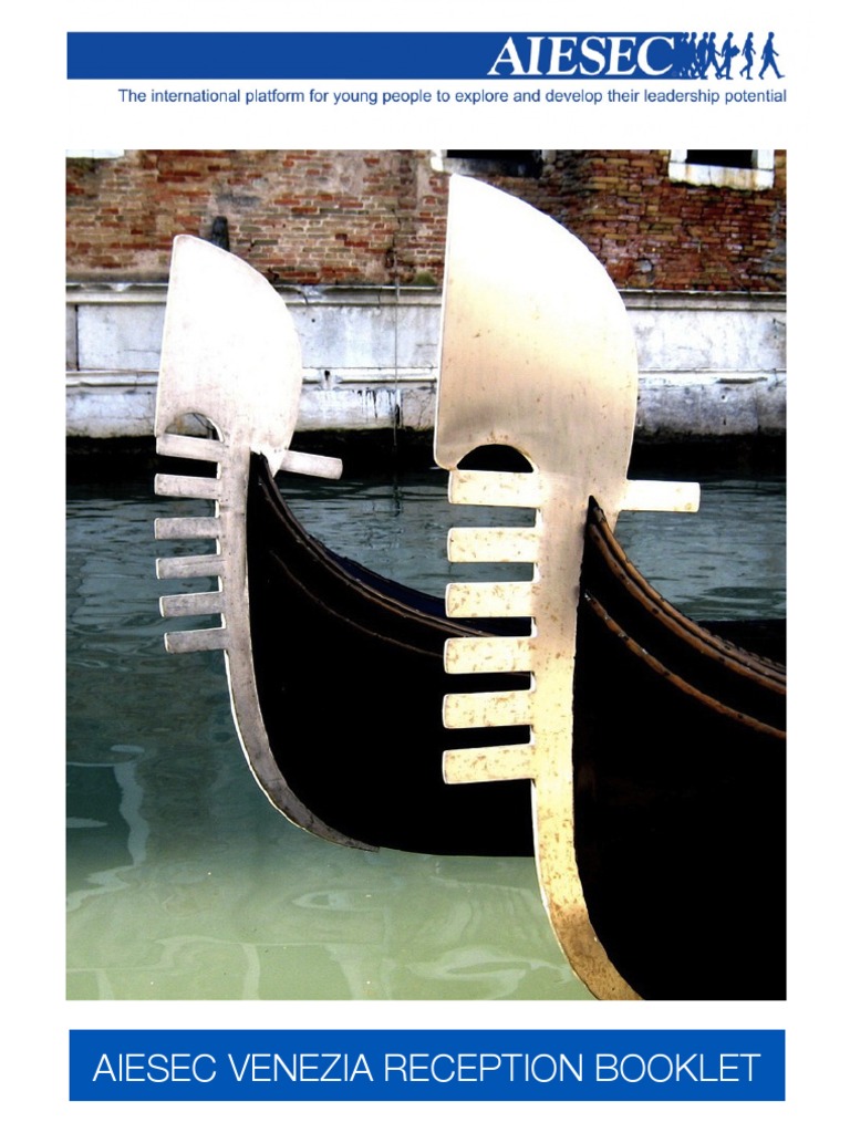 Aiesec Venezia Reception Booklet | PDF | Travel Visa | Veneto
