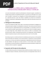 Análisis Informe Warnock | PDF | Educación especial | Maestros