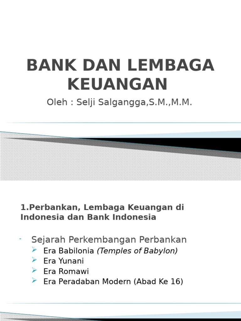 BLKL Materi Uts | PDF | Pengelolaan Keuangan & Uang