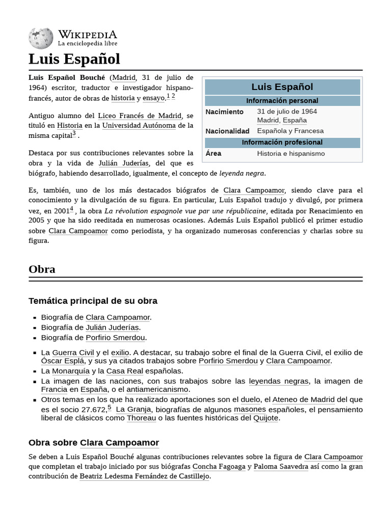 Luis Español | PDF | España