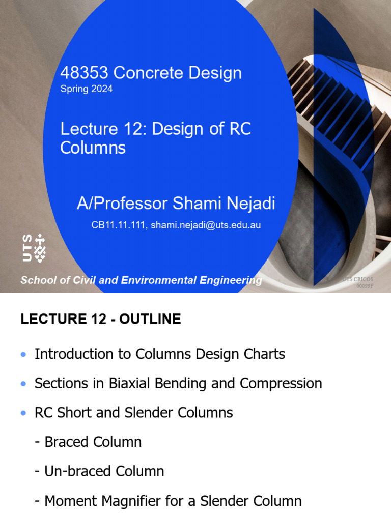 48353 Cd S24 Lecture 12 Slides Pdf Bending Column 1305