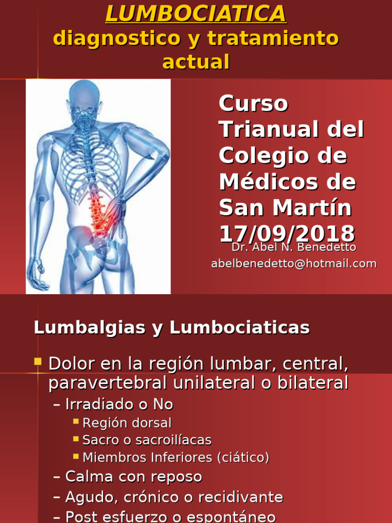 Lumbalgias y Lumbociaticas 2018 SM Final | PDF | Causas de la muerte ...