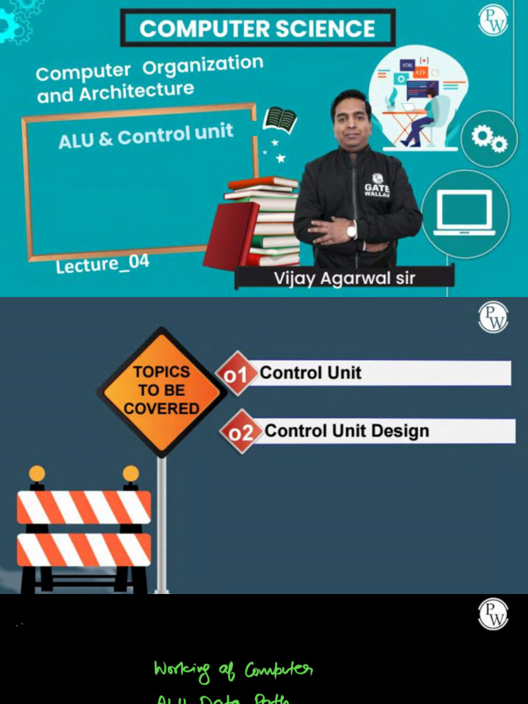 ALU & Control Unit 04 - Class Notes | PDF