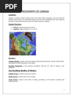7 Physiographic Regions of Canada Power Point | PDF | Canada | Manitoba