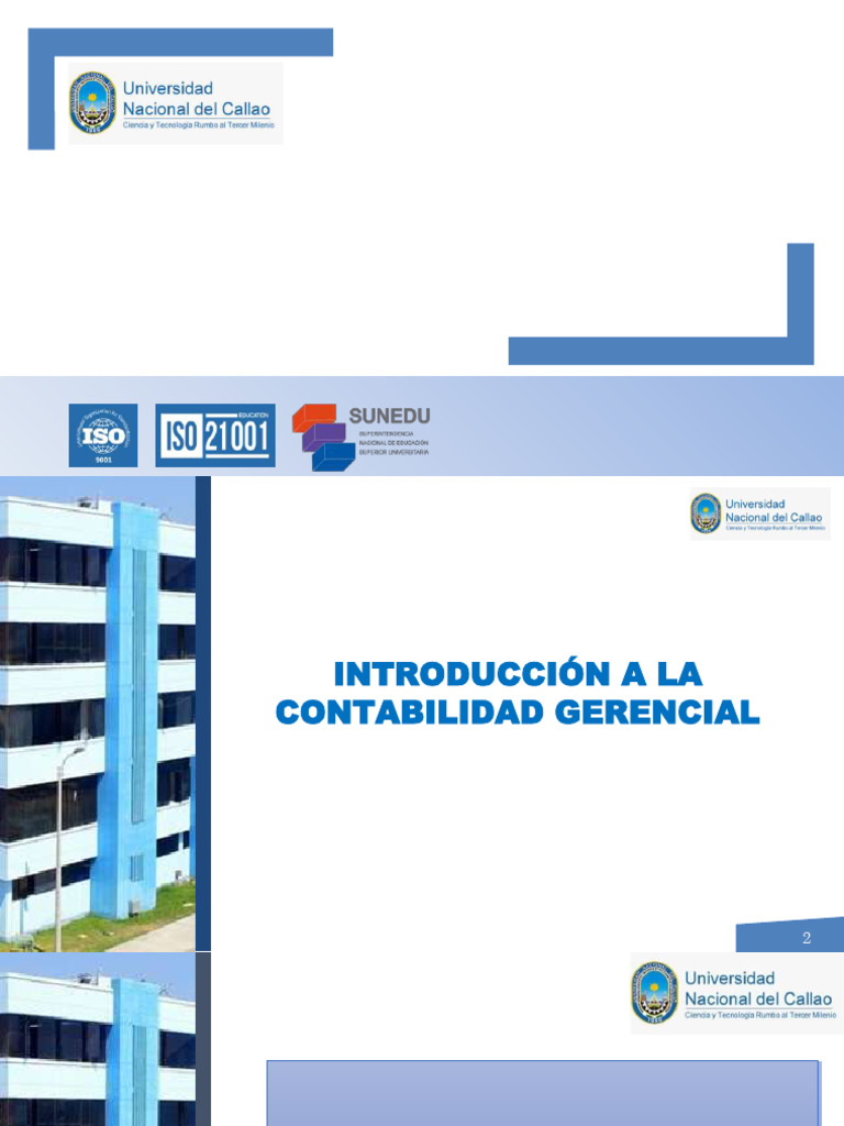 SEMANA 1. Introducción A La Contabilidad Gerencial | PDF | Contabilidad | Presupuesto