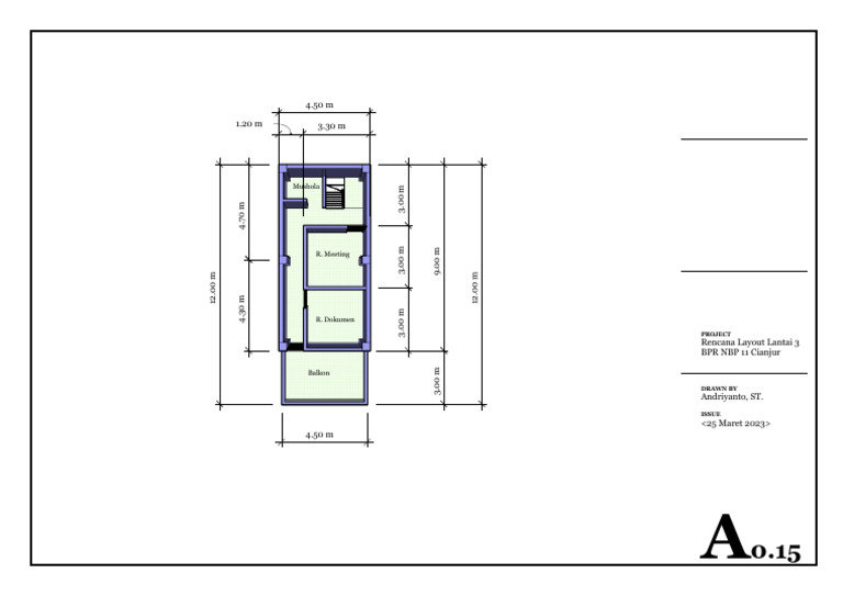Rencana Layout Lt.3 | PDF