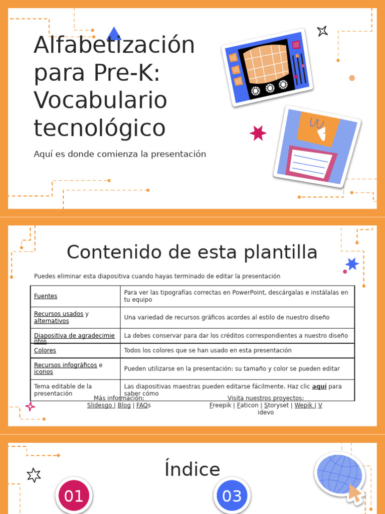 Literacy Subject for Pre-K Technology Vocabulary by Slidesgo | PDF | Periférico | Hardware de la ...