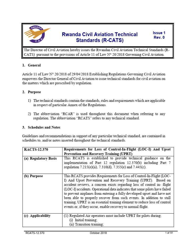 Uprt Rcaa | PDF | Airplane | Flight