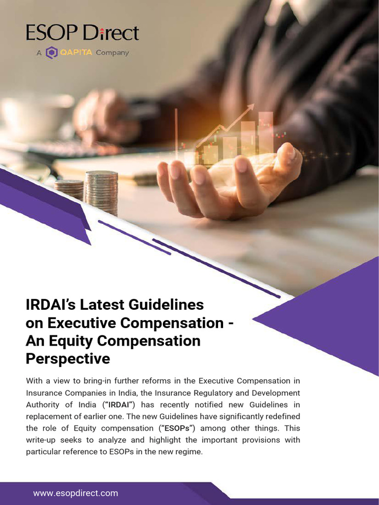IRDAI Newsletter ESOP Direct 1 Mi | PDF | Executive Compensation | Insurance