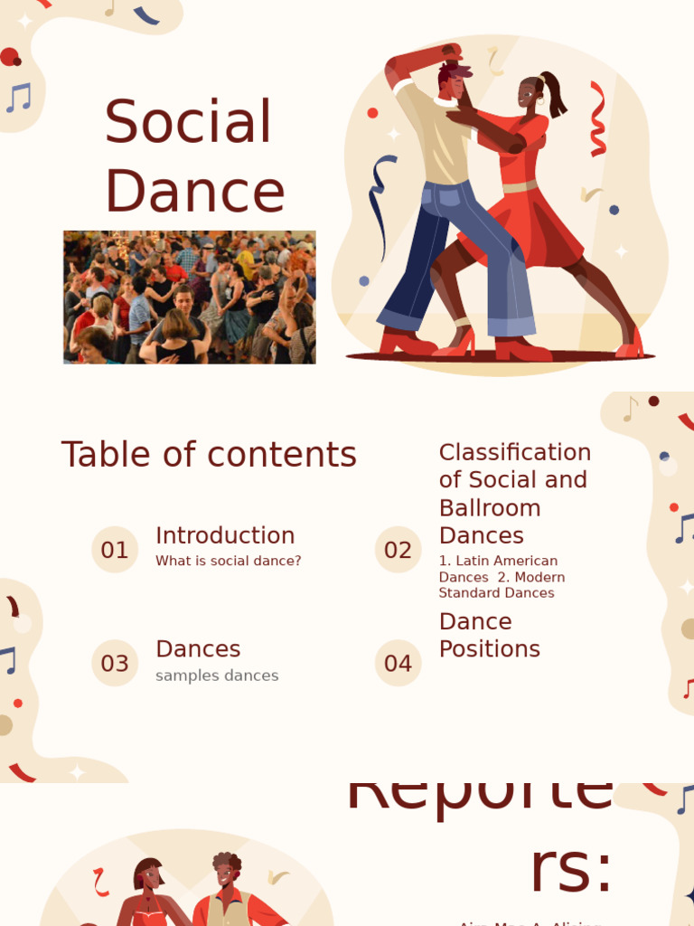 Social and Ballroom Dance Guide | PDF | Tango | Ballroom Dance