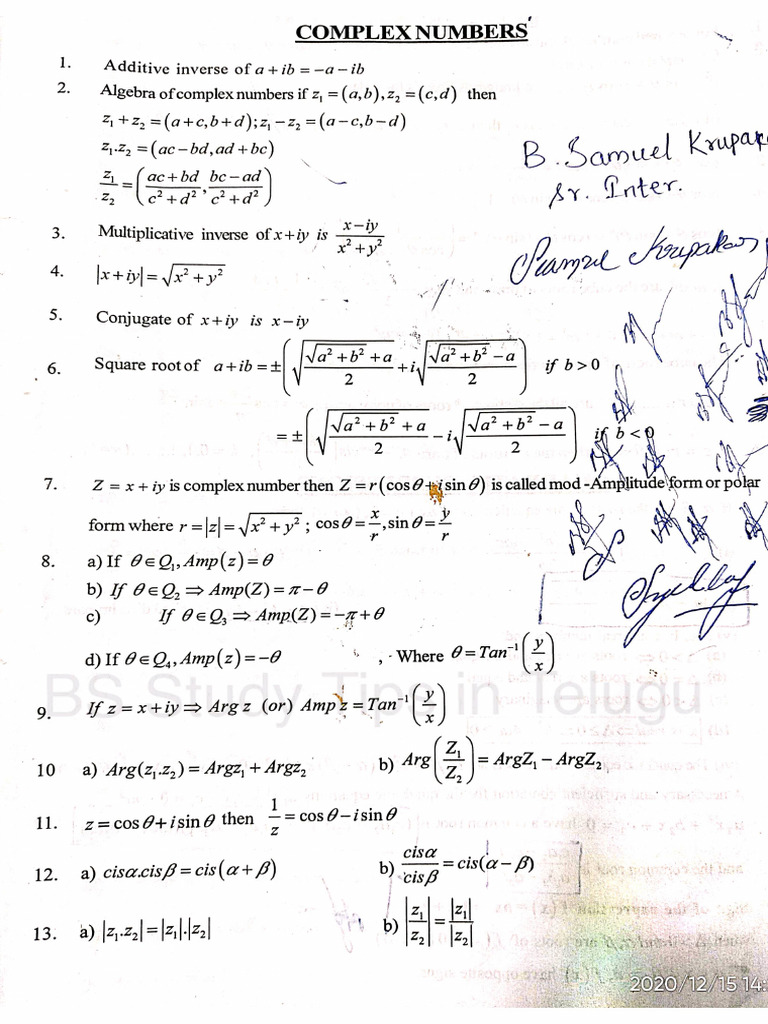 Maths 2A 2B CDF Material 1 1 | PDF