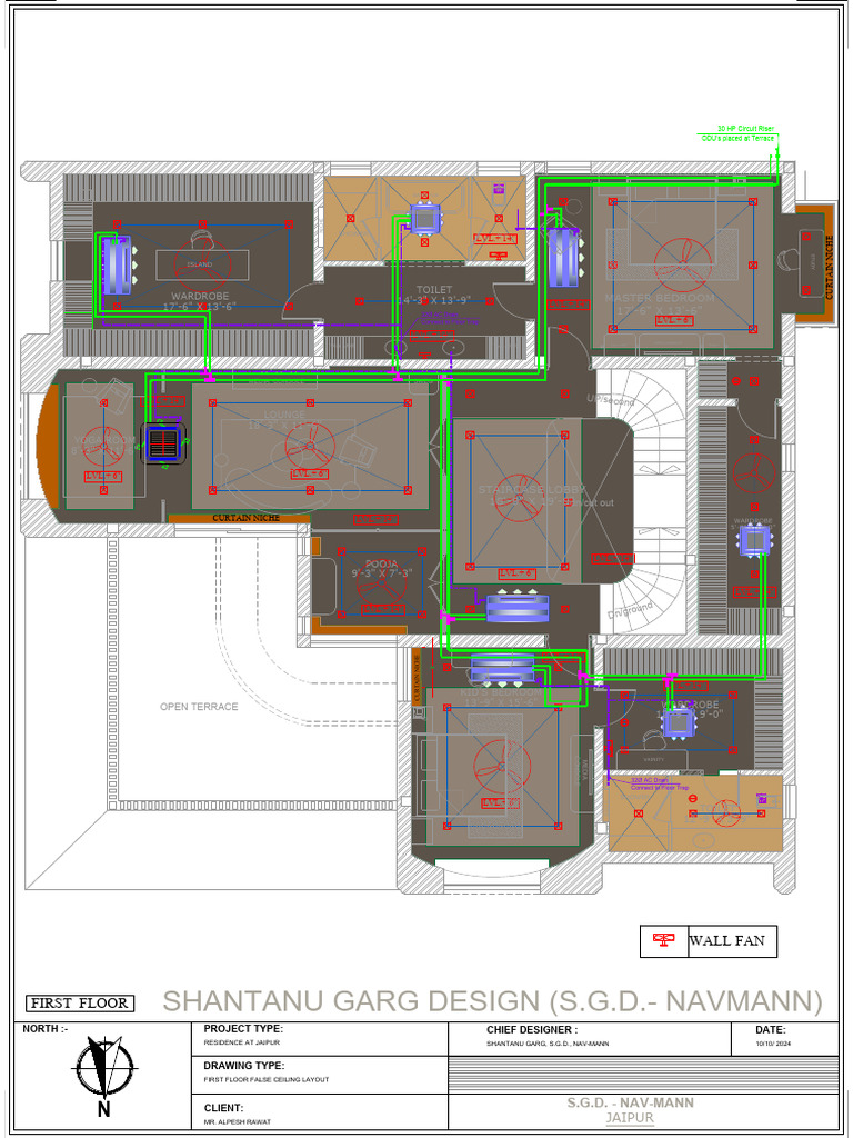 Sgd-Alpesh Rawat First Floor Revised RCP Layout | PDF