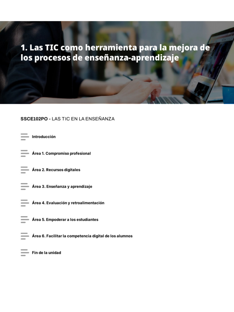 UD 1. Las TIC Como Herramienta para La Mejora de Procesos de Enseñanza - Aprendizaje | PDF ...