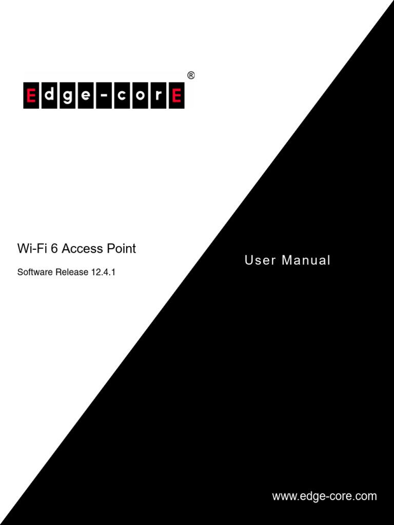 EC WiFi6 AP User Manual | PDF | Ip Address | Computer Network