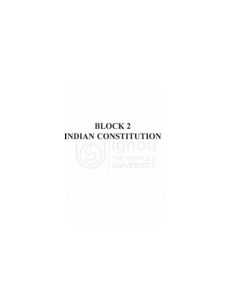 Constitution of India | PDF