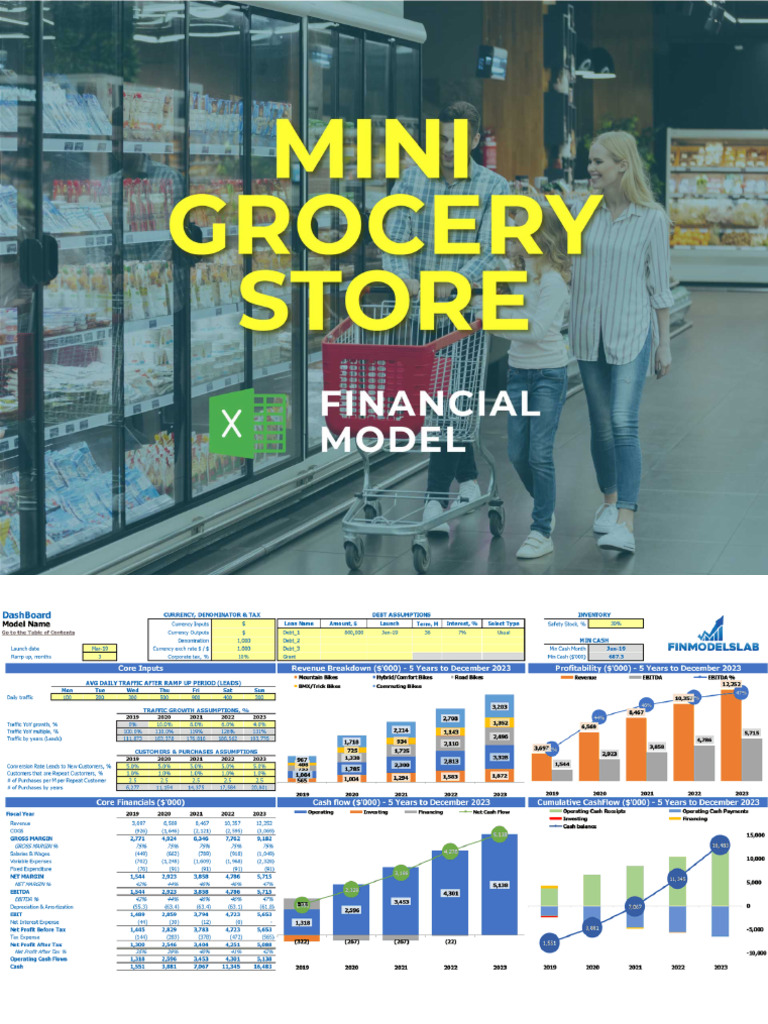 Grocery Store Financial Model | PDF