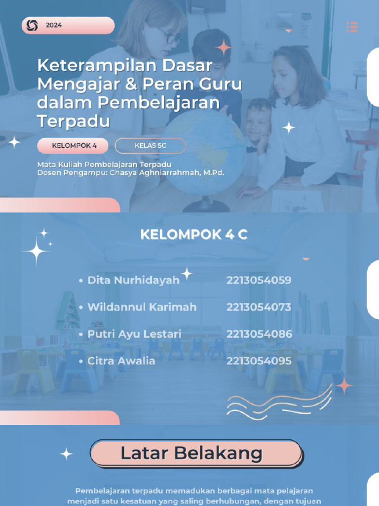 Pembelajaran Terpadu | PDF