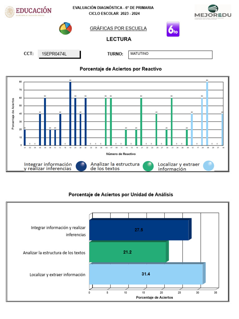 Reporte Escuela | PDF