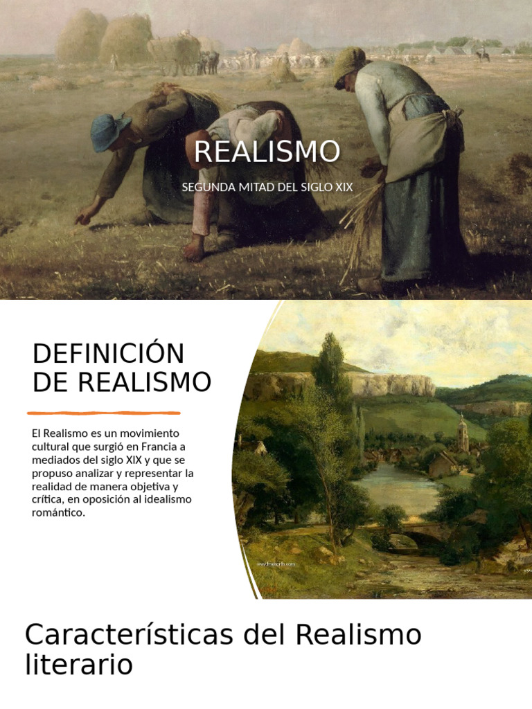 REALISMO | PDF | Realismo literario