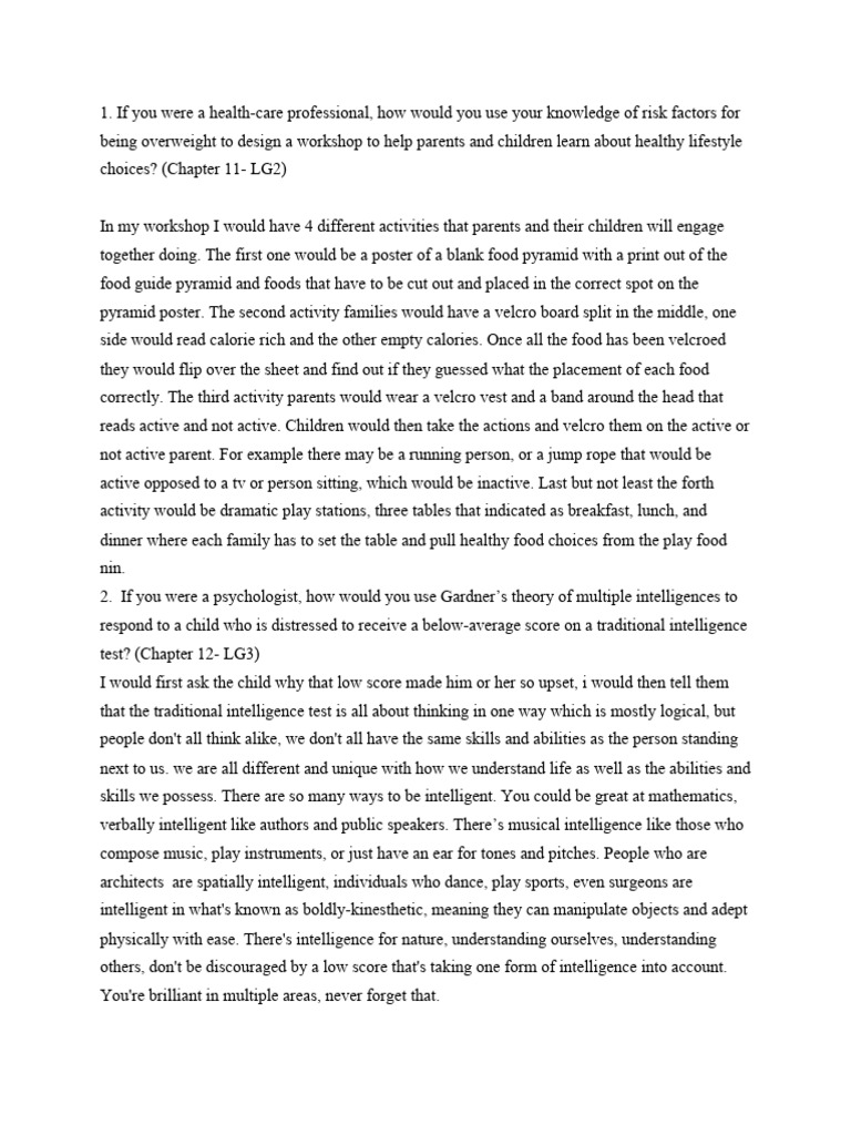 Reflection Unit 5 | PDF | Intelligence | Cognition