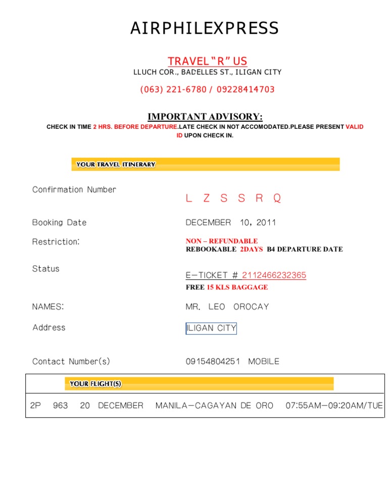 AIRPHIL | PDF