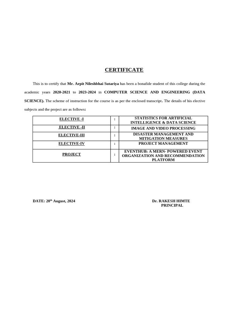 Engineering Student Transcript | PDF | Discrete Mathematics | Computing
