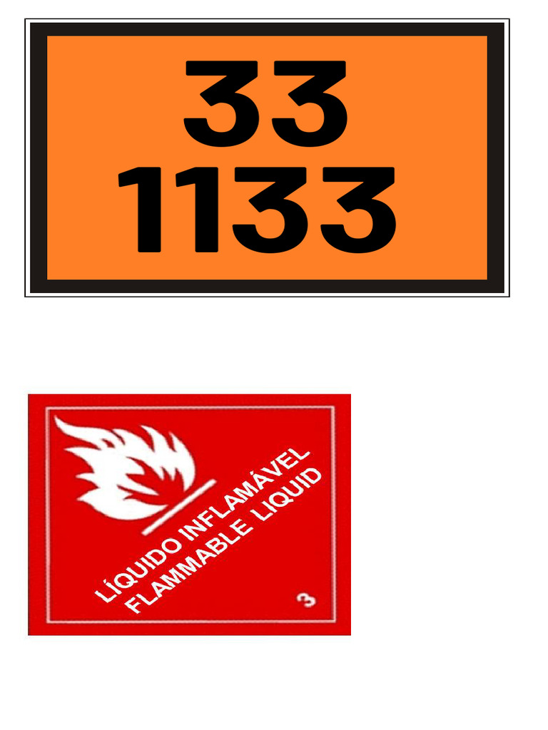 Identificação - IMO 3 - UN 1133 8 | PDF