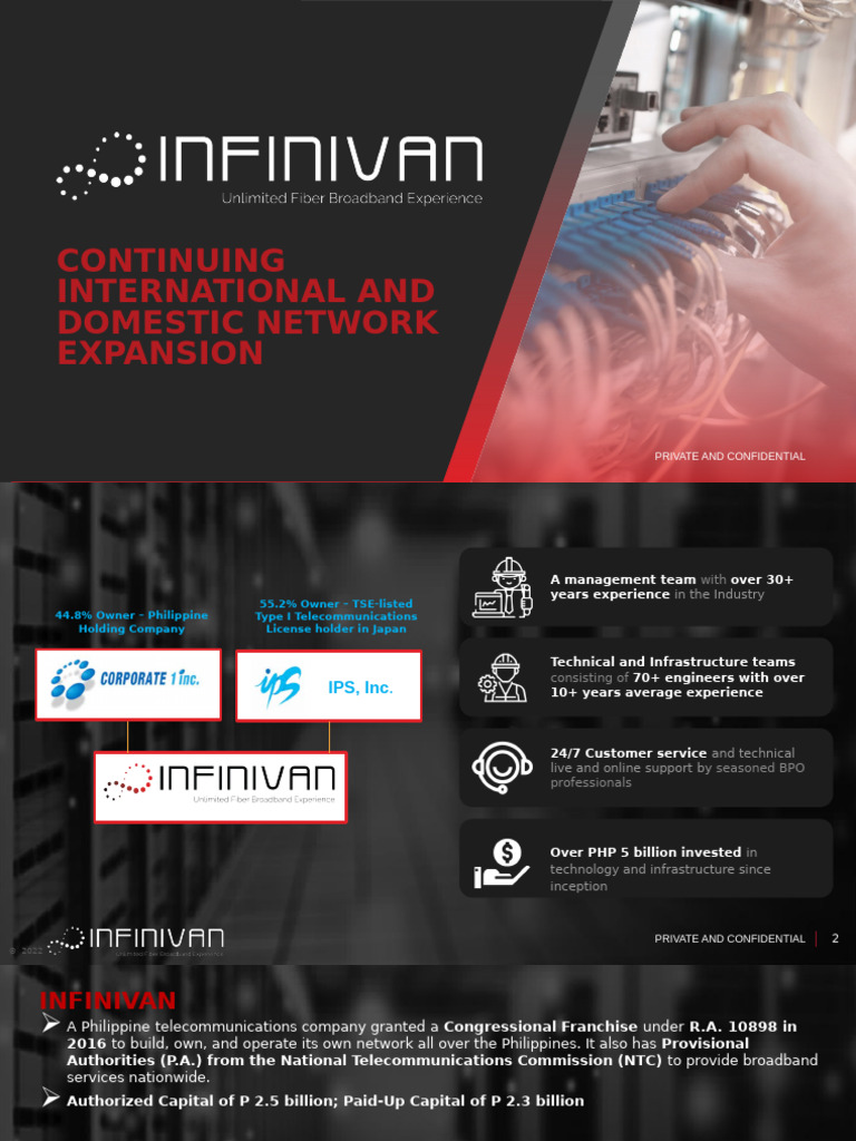 InfiniVAN, Inc. Company Profile - MIC Meeting - 11062024 | PDF ...