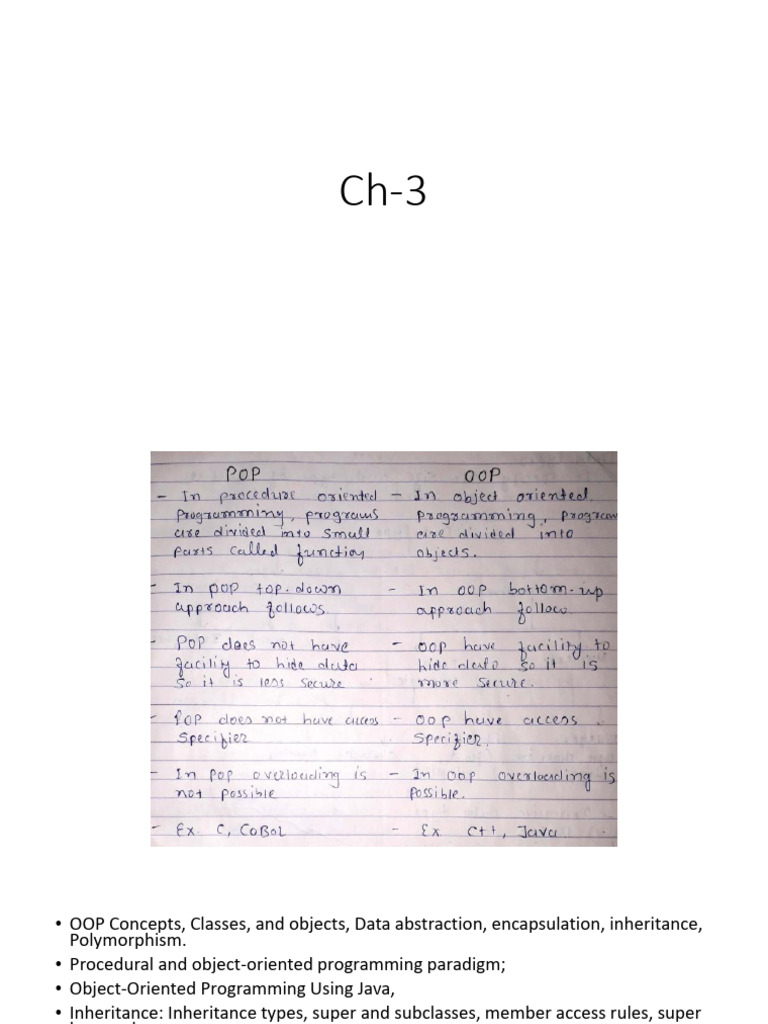 Ch 3 Pdf Inheritance Object Oriented Programming Class 8721