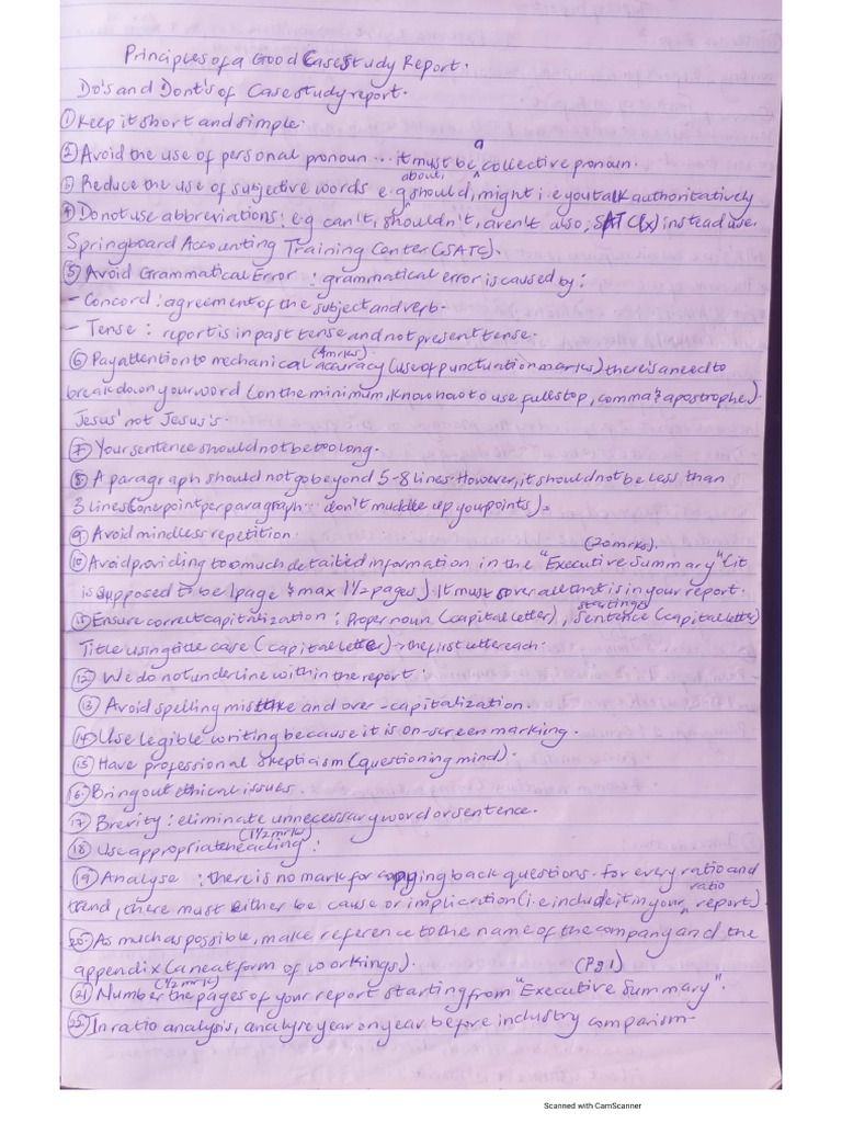 Principles of A Good Case Study | PDF