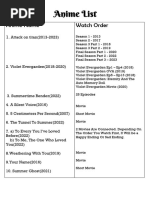 Given Anime Watch Order - Google Search | PDF | Anime | Anime And Manga