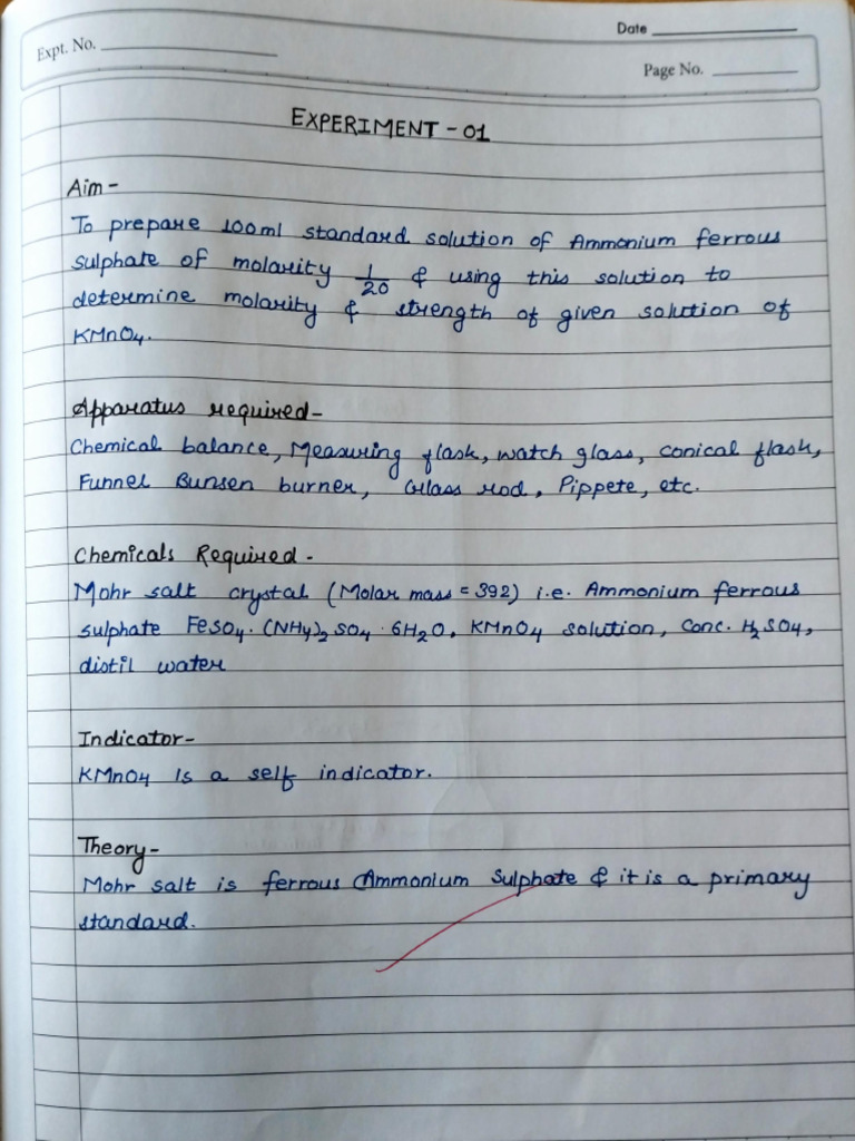 First 4 Titrations | PDF