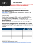 TSCA PFAS Declaration Template | PDF | Chemical Substances ...
